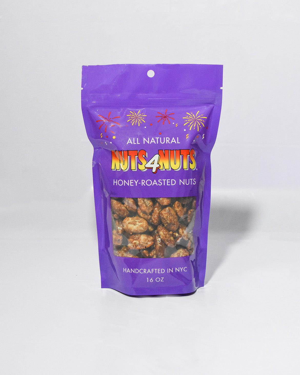 Honey-Roasted Nuts in 16 oz Resealable Celebration Pack – Nuts 4 Nuts